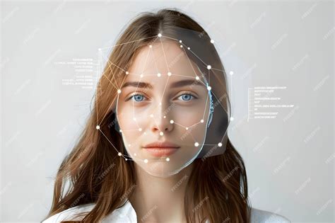 Premium Photo Facial Recognition Technology Biometric Security And Ai Identification With