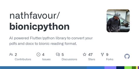 Github Nathfavourbionicpython Ai Powered Flutterpython Library To