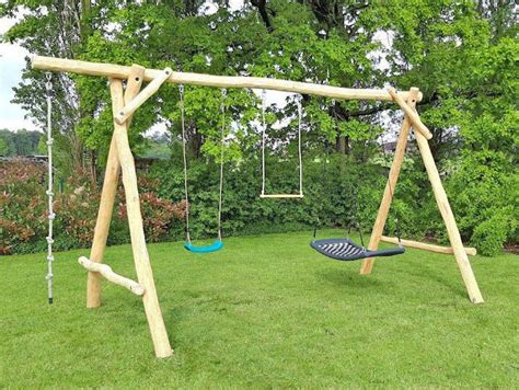 Robinia Houten Schommel Op Maat 7 Haken Kopen De Bruine Speeltoestellen