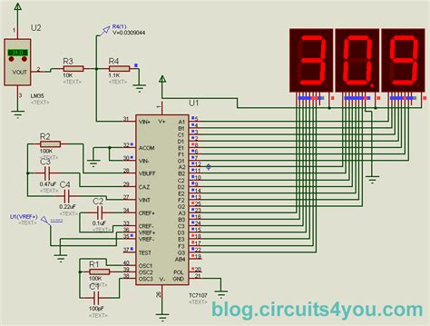 Digital Temperature Indicator Circuit At Emogene Jones Blog