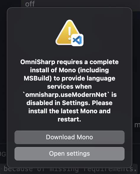 1252 No Longer Finds Mono Installation · Issue 5454 · Dotnetvscode Csharp · Github