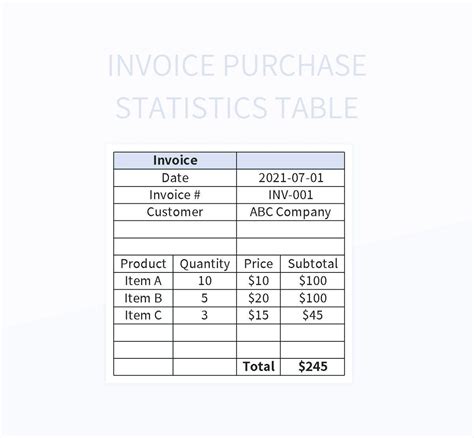 Free Special Invoice Templates For Google Sheets And Microsoft Excel Slidesdocs