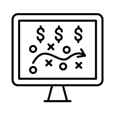 Premium Vector Strategy Line Illustration