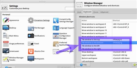 Xfce Xubuntu 1210 Window Tiling Shortcuts Ask Ubuntu