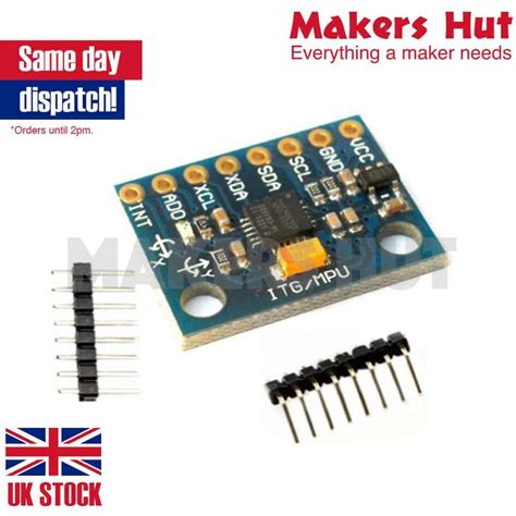 Gy 521 Mpu 6050 3 Axis Gyro 3 Axis Accelerometer Module Arduino