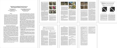 Neural Networks For Detecting Glitches In Games