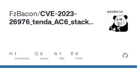 Cve 2023 26976tendaac6stackoverflowcve 2023 26976tendaac6stackoverflowmd At Master