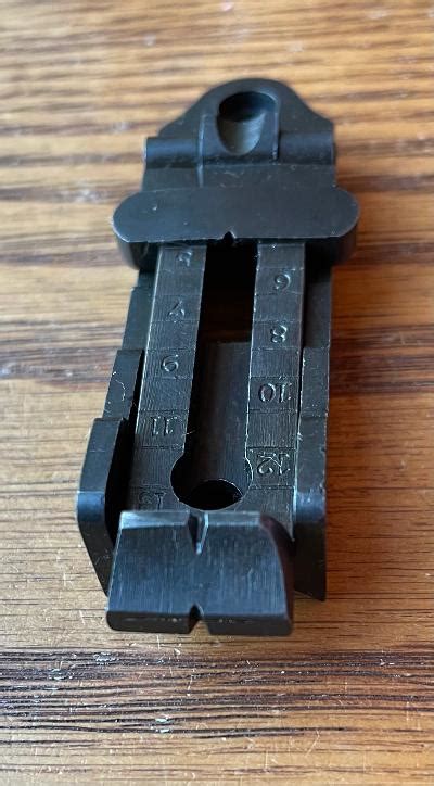 Remington Rolling Block Rifle Or Pebody Rear Sight Original Regimental Quartermaster