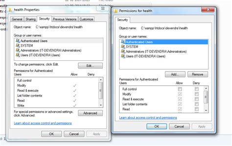 javascript php scripts writes to file on localhost but not on iis