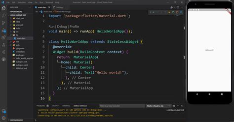 Hello World In Flutter And Why Flutter