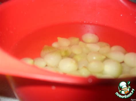 Маленький лук маринованный-2 – кулинарный рецепт