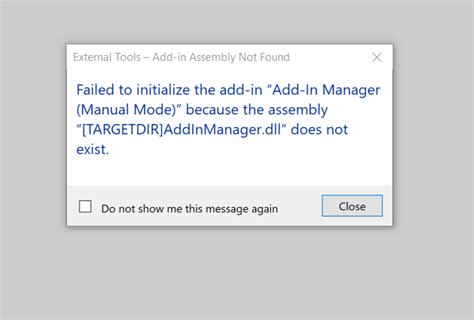 Solved Failed To Initialize The Add In Add In Manager Autodesk Community