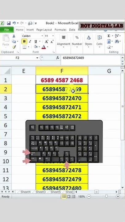 How To Insert Space Between Digits In Ms Excel 🔥🔥excel Shorts Youtube