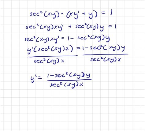 [ap Calculus Bc Implicit Differentiation] What Did I Do Wrong R Homeworkhelp