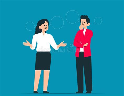 person with miscommunication communication problems vector concept