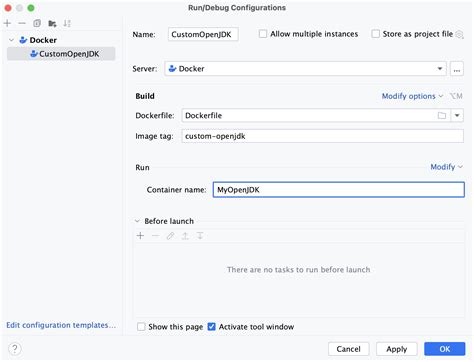 Dockerfile Run Configuration Intellij Idea Documentation