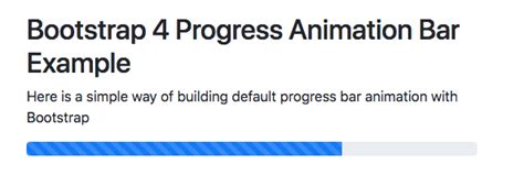 How To Use Bootstrap 4 Progress Bar Tutorialmines