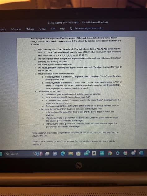 Solved Write A Program That Plays A Simplified Dice Version Chegg