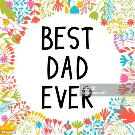 최고의 아빠 영감과 동기 부여 문구 인용문 슬로건 포스터 배너 엽서를위한 레터링 디자인 1위에 대한 스톡 벡터 아트 및 기타 이미지 Istock