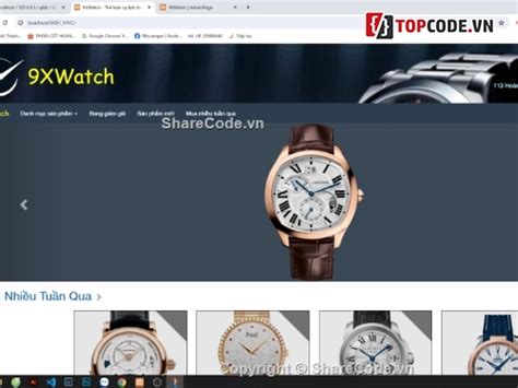 Source Code Web đồ án Website Bán đồng Hồ Mvc Viết Bằng Php And Mysql