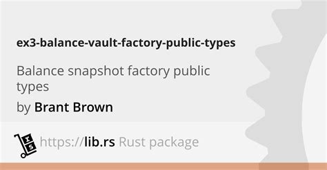 Ex Balance Vault Factory Public Types Unregulated Finances In Rust Lib Rs