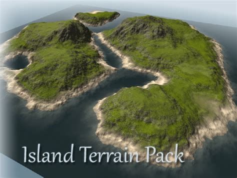 Island Terrain Pack 3d 风景 Unity Asset Store