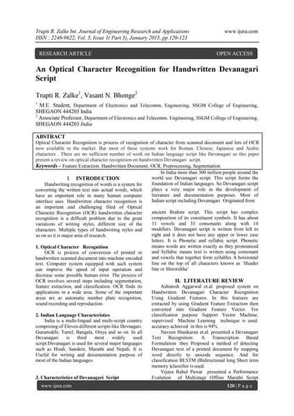 Vision Based Hand Gesture Recognition Using Fourier Descriptor For Indian Sign Language
