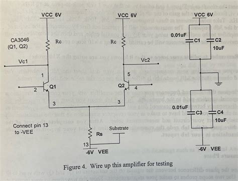 Solved Connect The Differentiate Amplifier Shown Below On Chegg Com