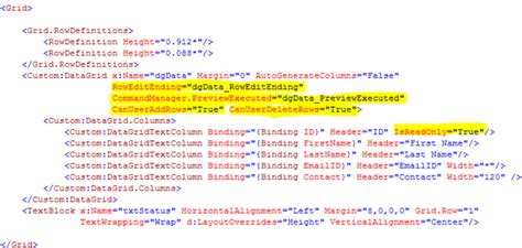 Crud Operation In Datagrid In Wpf