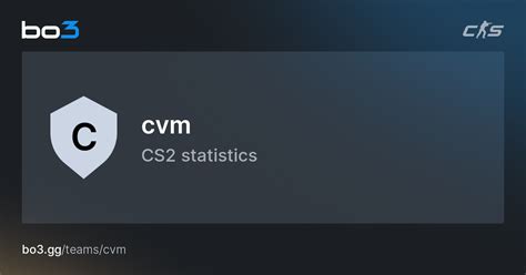 Cvm CS2 Team Statistics Roster