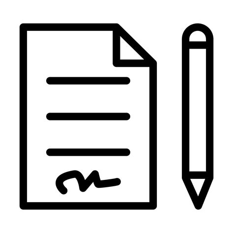 Signature Icon Design 19506587 Vector Art At Vecteezy