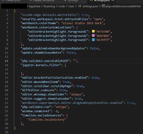 Php Debugging Issue Microsoft Vscode GitHub