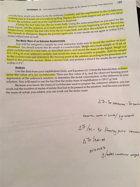 Solved Exercise 12 Date Name Lab Section Questions Tyour