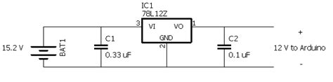 15 Voltage Regulator Circuit Providing 12 V To The Arduino Mega 15 Voltage Regulator Circuit Providing 12 V To The Arduino Mega