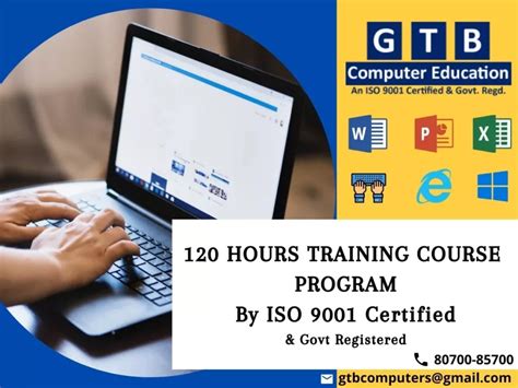 120 Hours Computer Course
