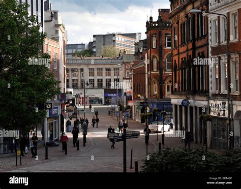 Marktplatz, Innenstadt zum Derby, Derby, Derbyshire, England, UK ...