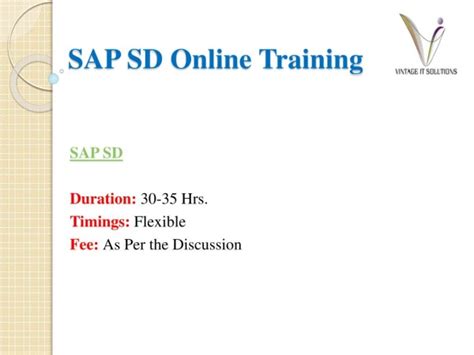 PPT SAP SD OVERVIEW PowerPoint Presentation Free Download ID