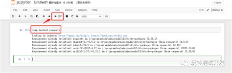 Python：jupyter Notebook安装第三方库python玩转测试开发 天启ai社区