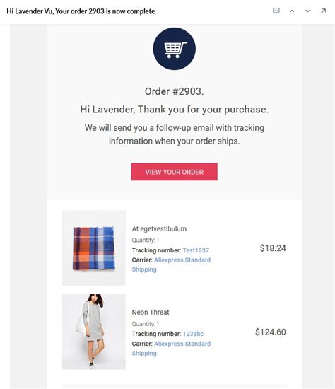 How To Display Tracking Information In The Orders Email Templates Of Woocommerce Email Template
