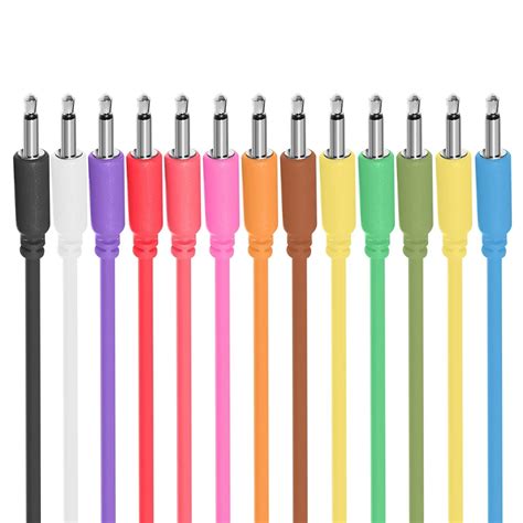 3 5mm Mono Patch Cables For Modular Synthesizers Eurorack Format Buy 3 5mm Mono Patch Cables