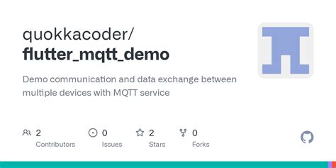 Github Quokkacoder Flutter Mqtt Demo Demo Communication And Data Exchange Between Multiple
