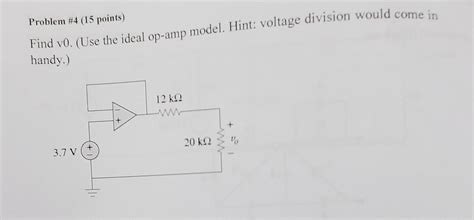 solved find ceq problem 4 15 points find v0 use the