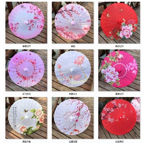클래식 유화 종이 우산 애니메이션 우산 천장 장식 치파오 모란 꽃 코스프레 우산 파라솔우산 Aliexpress