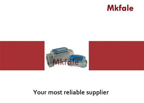 Smss Digital Positive Displacement Flow Meter Turbine Flowmeters With Npt Bsp Fittings