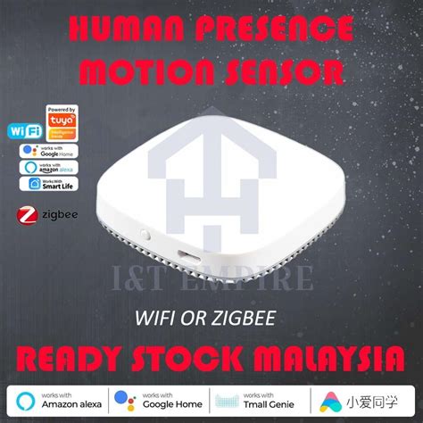 Iandt Empire Zigbee Wifi Mmwave Human Presence Motion Sensor With Luminance Distance Detection