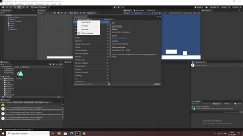 I Can Not Find Cinemachine In Package Manager There Is No Option Of All Assets In Package