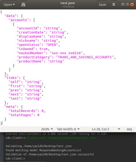 Client Cli Validate Path May Not Match Responsebankingaccountlist