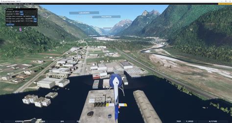 The Terrain Disappears As The Plane Moves Forward Scenery And