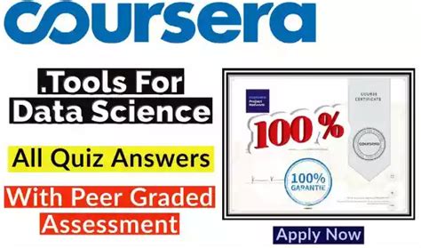 Tools For Data Science Coursera Answers Mixsaver