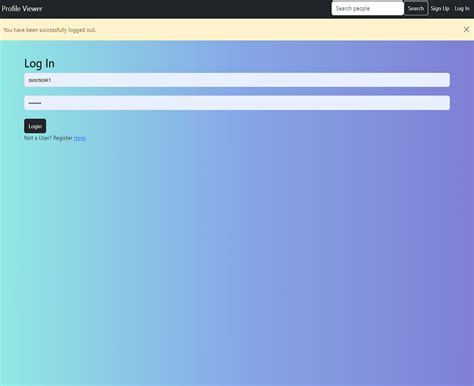 Github Johnny Ftwdjango Profile Viewer Application For People